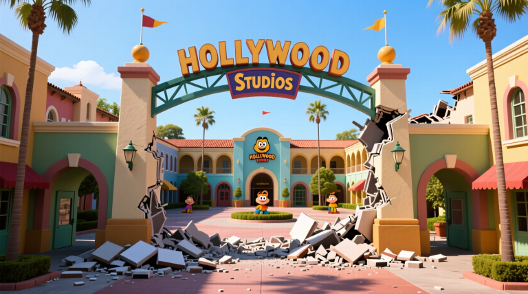 Hollywood Studios Archway Demolished: New Views of Animation Courtyard ...